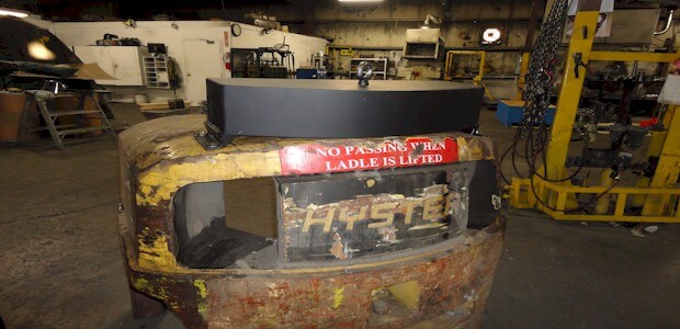 Forklift Counterweight Addition